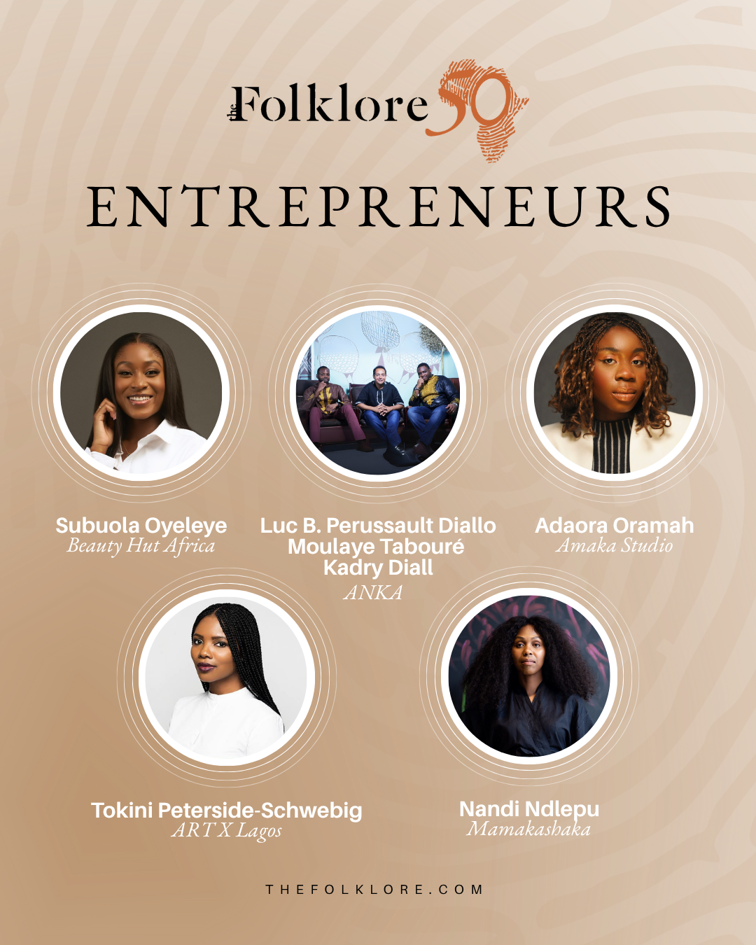 The Folklore 50 Africa: Entrepreneurs Shaping the Future of African Cr